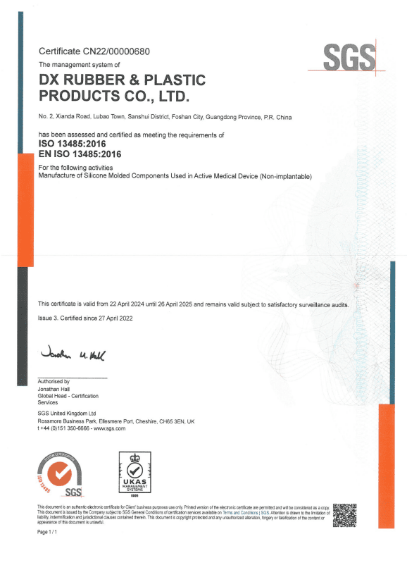 Quality Control | DX Silicone